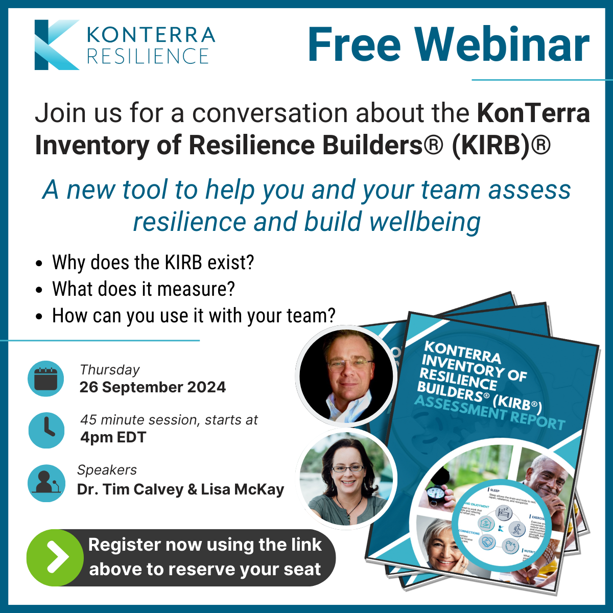 Join us on September 26th, 4pm EDT for a conversation about assessing ...